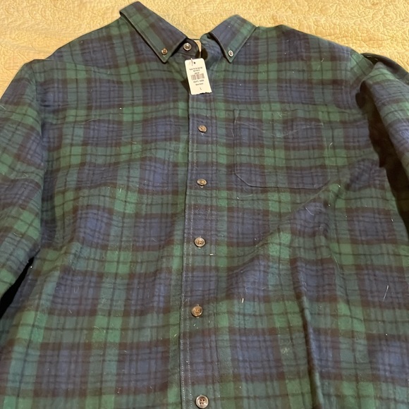 L.L. Bean | Shirts | Mens Scotch Plaid Flannel Shirt New From Llbean ...